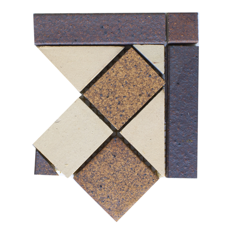 Nonslip klinker border 16 x 16 x 1,7 - Gres Terraklinker